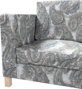 Potah na pohovku IKEA  Karlanda 2-místná, krátký barva vícebarevná látka pletený vzor, vzorované