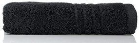 KELA Ručník Leonora 100% bavlna černá 100x50 cm KL-23426