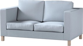 Potah na pohovku IKEA  Karlanda 2-místná, krátký barva modrá látka pletený vzor
