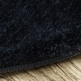 Dywany Łuszczów, Kusový koberec Visco Rabbit Dark grey 5 kruh, 200x200 (průměr) kruh, šedá, dětský pokoj