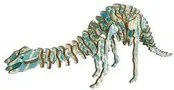 Woodcraft Dřevěné 3D puzzle Diplodocus
