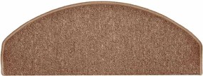 Schodové rohože 30 ks 65 x 24 x 4 cm hnědé, půlkulaté, velké 3365760