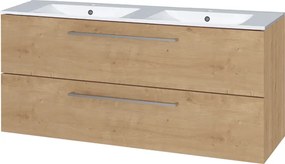 Mereo Mereo, Bino, koupelnová skříňka s keramickým umyvadlem 121 cm, CN623