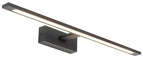 Moderní nástěnné svítidlo černé 62 cm včetně LED IP44 - Jerre