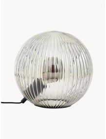 Malá skleněná stolní lampa's drážkami Belado
