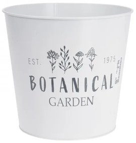 Botanický zahradní květináč - bílý 22x20 cm
