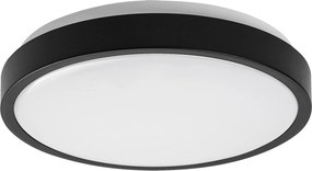 Rabalux Černé stropní LED svítidlo Samira kulaté 250mm 18W IP44 71252