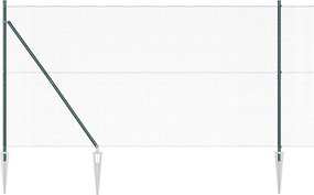 Svařované drátěné ploty s hroty 10 x 1,4 m Ocel potažená PVC 3352055