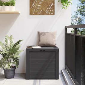 Zahradní úložný box antracitový 58,5 x 46 x 55 cm polypropylen 152195