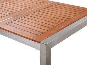 Dřevěný zahradní stůl eukalyptusový 180 x 90 cm, GROSSETO Beliani