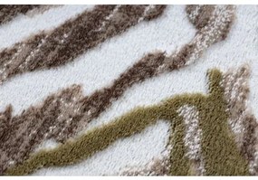 koberec AKRYL DIZAJN 121 béžová, zelená velikost 200x300 cm | krásné koberce cz