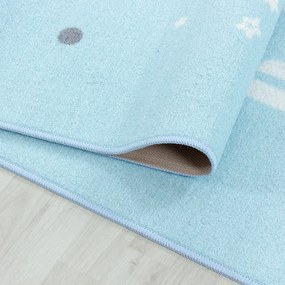 Ayyildiz koberce Dětský kusový koberec Play 2901 blue Rozměry koberců: 140x200