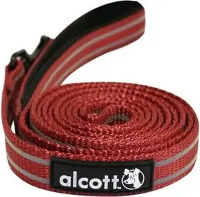 Alcott Reflexní vodítko pro psy červená - velikost M