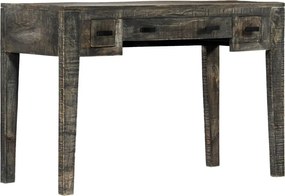 vidaXL Psací stůl černý 110 x 50 x 75 cm masivní mangovníkové dřevo [247913]