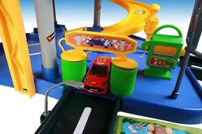 Bburago STREET FIRE Parkovací herní sada - garáž se dvěma autíčky 1:43