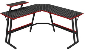Herní stůl BG02 černý 130 cm