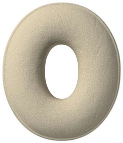 OnaDnes -20% Yellow Tipi Béžový bouclé polštář písmeno O 40 cm