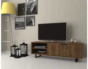 TV stolek v dekoru ořechu New Smart, 140 cm