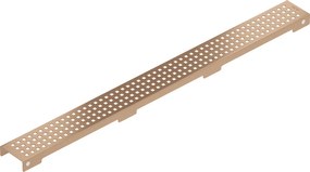 Mexen Flat, lineární podlahový žlab 50 cm, měděná matná, 1C25050