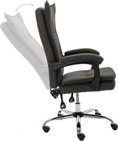 Kancelářská židle šedá textil 20366