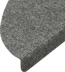 Samolepicí rohože na schody 20 ks šedé 56x17x3 cm 3365909