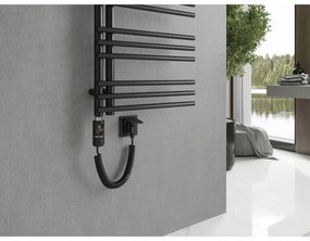 Mexen Neptun, elektrické topné těleso 1400 x 500 mm, 600 W, černá, W101-1400-500-2600-70