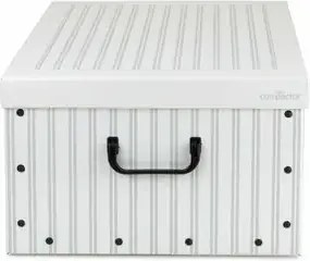 Compactor Anton šedo-bílá / Skládací úložná krabice - karton box / 50