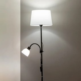 Brilagi - Stojací lampa CERIA 1xE27/100W/230V + 1xE14/25W černá/bílá