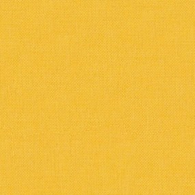Houpací křeslo hořčicově žluté textil 341260