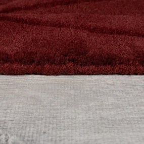 Vínový ručně tkaný vlněný koberec 200x290 cm Shard Red – Flair Rugs