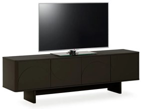 Černý TV stolek 180x55x40 cm Solei – MOME
