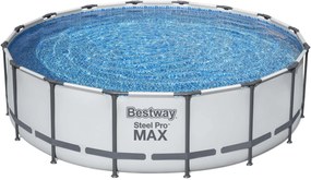 BESTWAY Steel Pro Max Bazén 488 x 122 cm, kartušová filtrace 5612Z