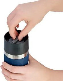 EMSA Termohrnek TRAVEL MUG Compact tmavě modrá / 300 ml / nerezová oce