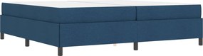 Postel s boxspringem Modrá 200 x 200 cm textil 3398891