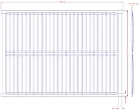 Rošt do manželské postele 140 cm