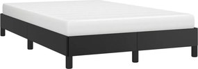Rám postele bez matrace černá 120x190 cm umělá kůže 3269619