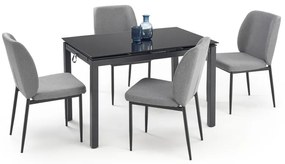 Halmar Sestava jídelního rozkládacího stolu a 4 židlí Jasper