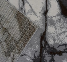 BE Koberec Lotus 9302 GREY - šedý obdélníkový Rozměr: 40x60 cm