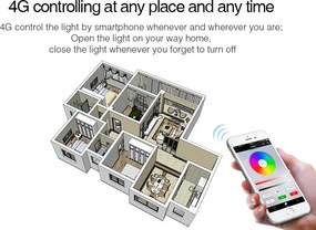 LED Solution Mi-Light MiBoxer RF LED žárovka RGB+CCT 9W E27 FUT012