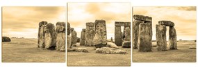 Obraz na plátně - Stonehenge - panoráma... 506FD (90x30 cm)