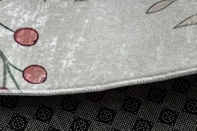 Dětský koberec protiskluzový BAMBINO 61450 krémový / růžový