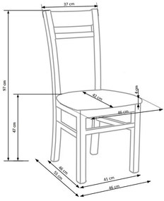 Jídelní židle Gerard 2, dub medový