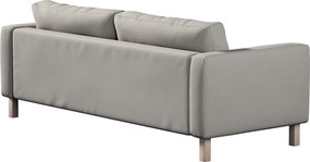Potah na pohovku IKEA Karlstad, 3-místná, rozkládací barva šedá látka pletený vzor