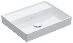 Villeroy & Boch Collaro - Umyvadlo 55x44 cm, bez přepadu, bez otvoru pro baterii, CeramicPlus, alpská bílá 4A3358R1