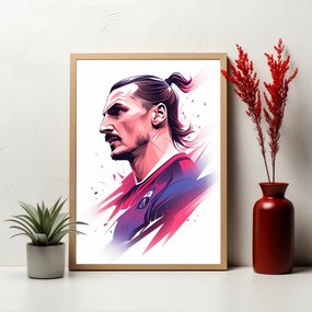 Plakát - Zlatan Ibrahimović: Síla a Vize - Limitka - Fotbalové Legendy