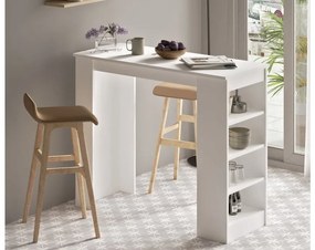 Bílý barový stůl Style, 120x51