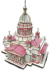 Woodcraft construction kit Woodcraft Dřevěné 3D puzzle Issa Kiev's Cathedral