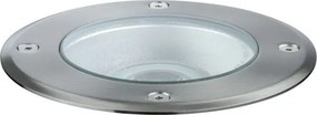 P 93908 Plug&Shine zemní zápustné svítidlo IP67 3000K 38° 6W 24V stříbrná výklopné - PAULMANN
