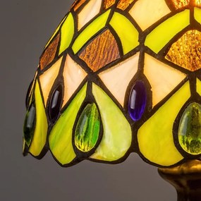 Brilagi - Tiffany vitrážová stolní lampa MARGARET 1xE14/40W/230V