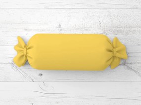 Biante Polštář válec bonbon Rongo RG-050 Světle žlutý 15x100 cm